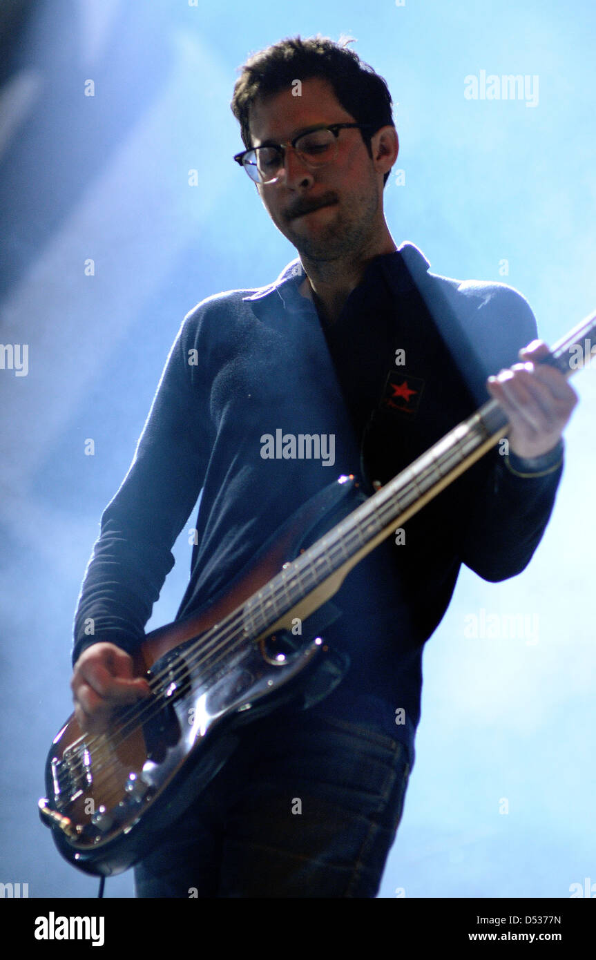 BARCELONA, SPAIN - APR 9: We Are Scientists band performs at Jack ...