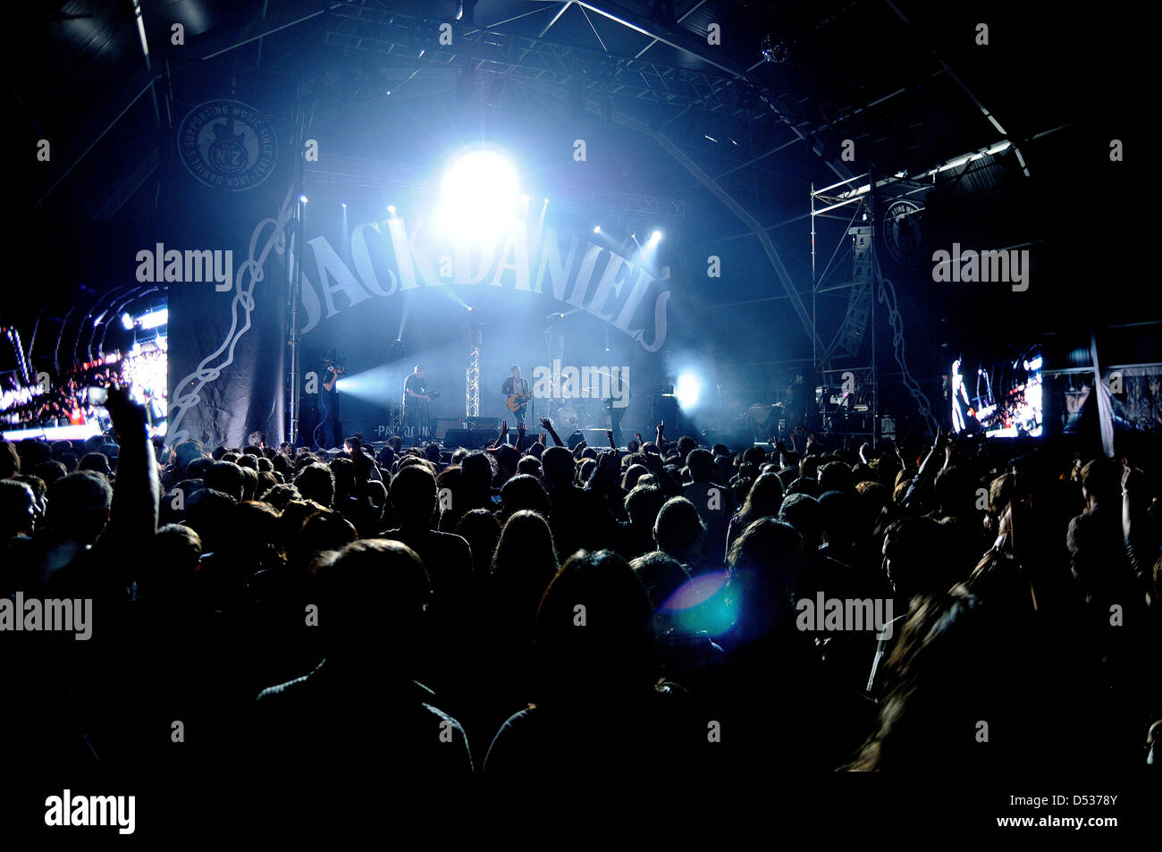 BARCELONA, SPAIN - APR 9: We Are Scientists band performs at Jack ...