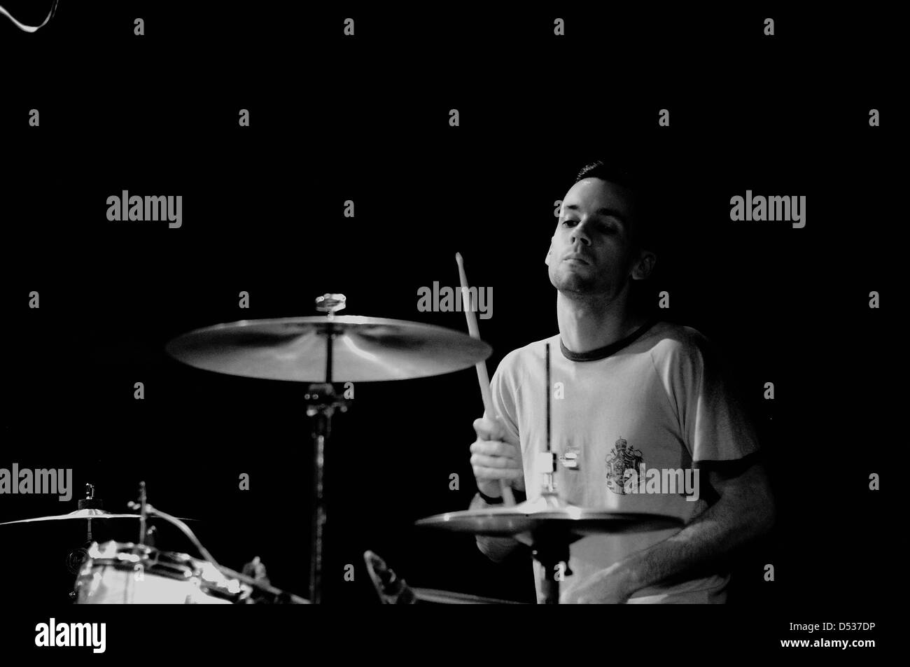 Drummer Black and White Stock Photos & Images - Alamy
