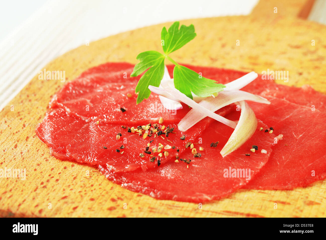 Beef carpaccio hi-res stock photography and images - Alamy