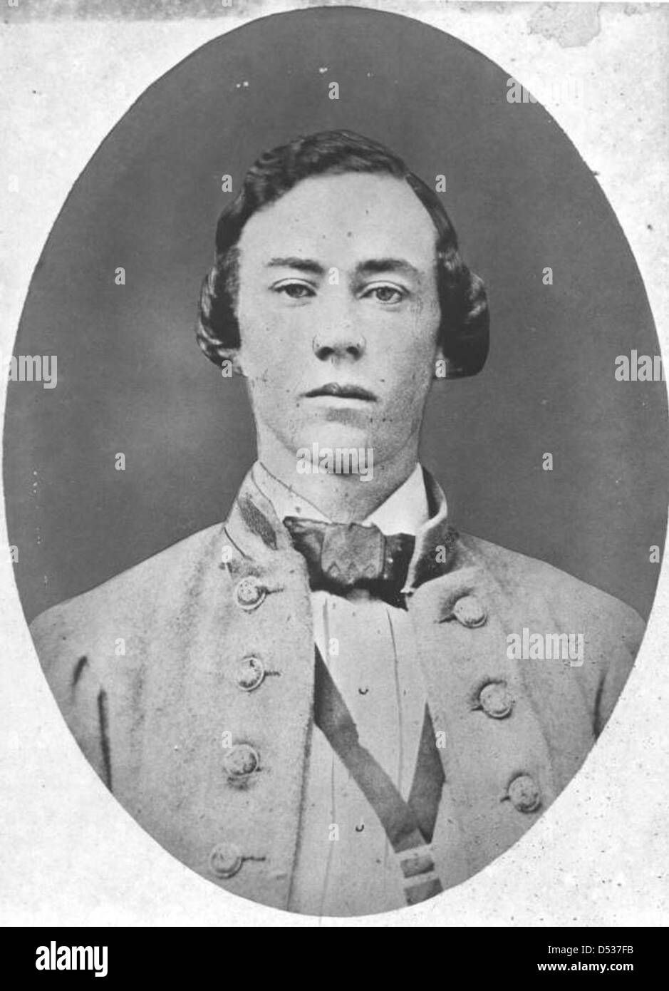 A portrait of Confederate soldier Sanders Myers from Apalachicola ...