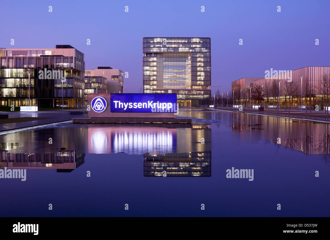 Essen, Germany, ThyssenKrupp headquarters Stock Photo - Alamy