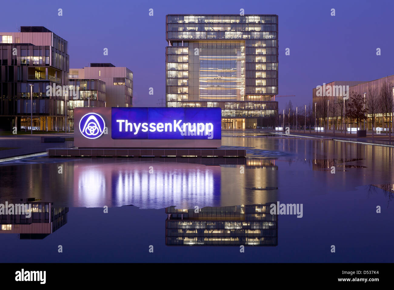 Essen, Germany, ThyssenKrupp headquarters Stock Photo - Alamy