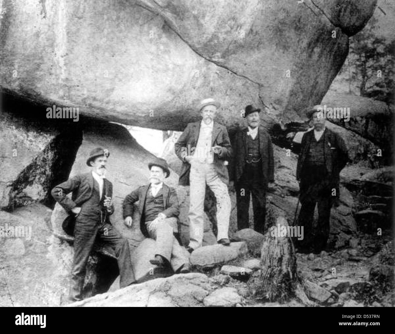 A photograph showing members of the Florida Monument Commission at ...