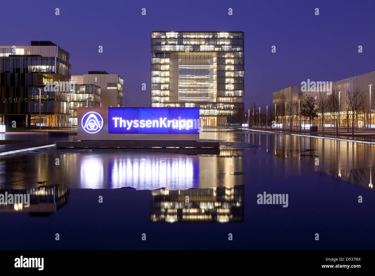 Essen, Germany, ThyssenKrupp headquarters Stock Photo - Alamy