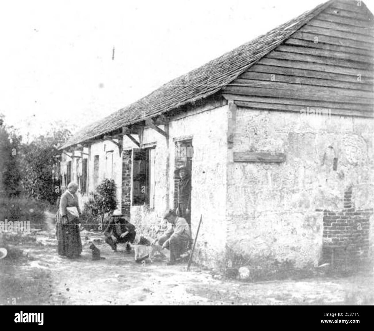 Old Fort Dallas enlisted men's quarters: Miami, Florida Stock Photo - Alamy
