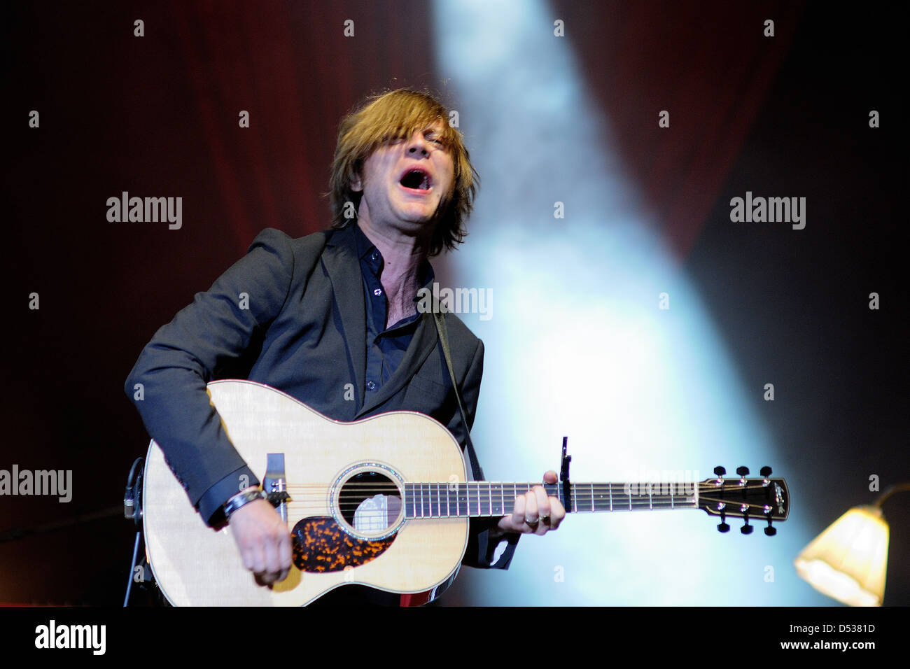 SANTANDER, SPAIN - JULY 22: Bjorn Dixgard, singer and guitarist of ...