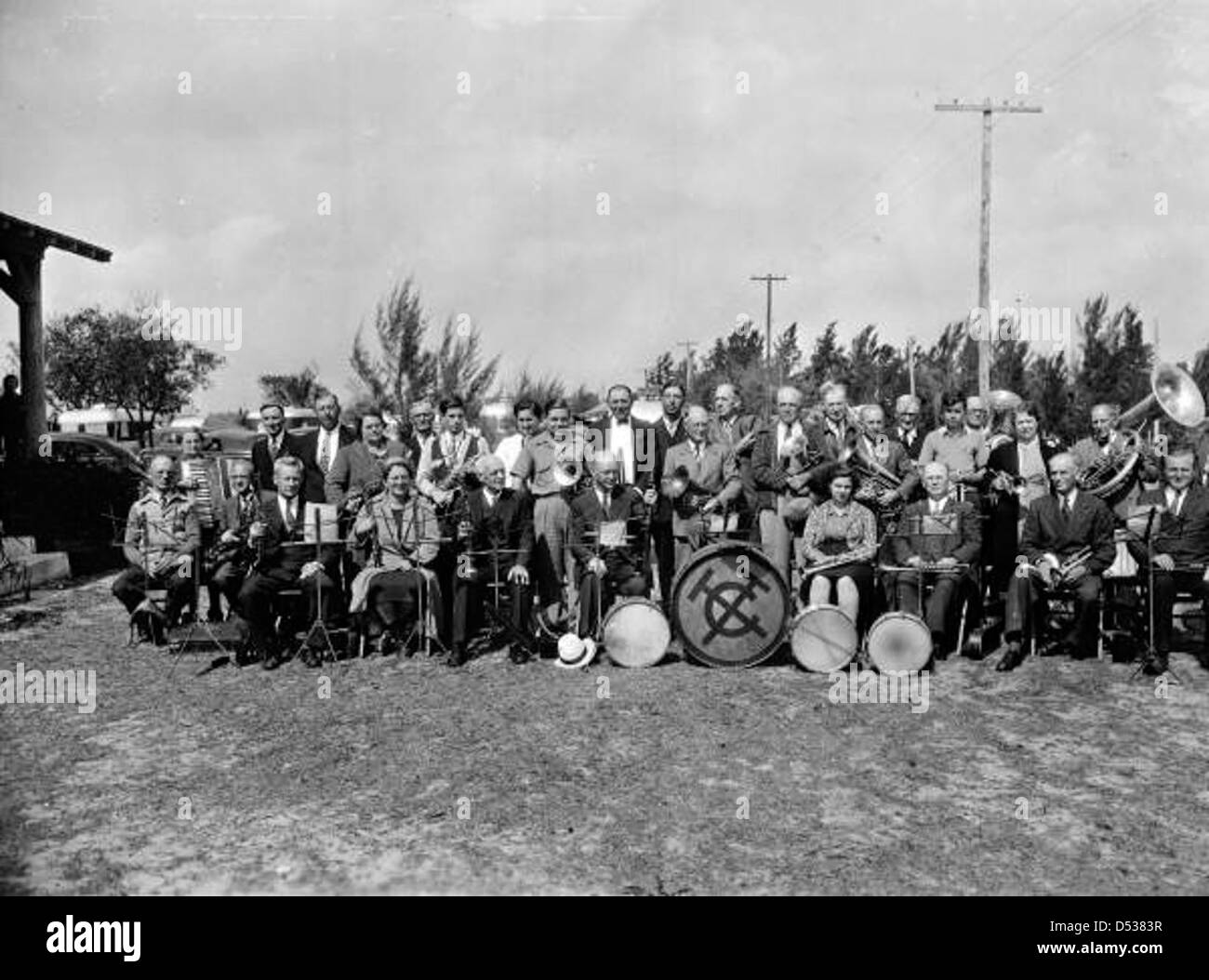 Tin band Black and White Stock Photos & Images - Alamy