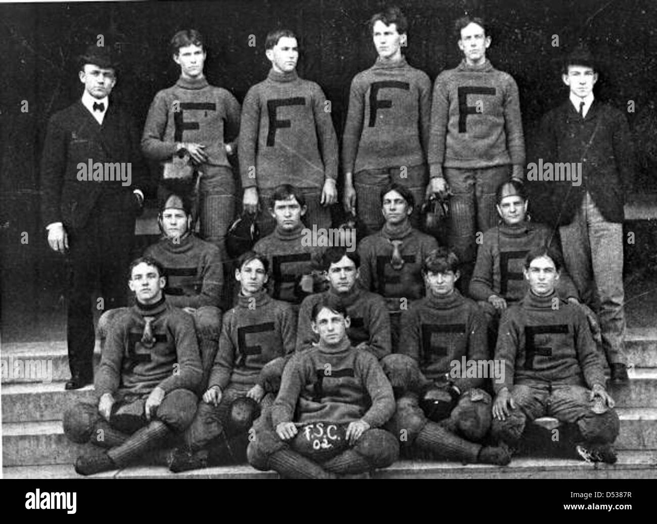 Group portrait of the FSC football team: Tallahassee, Florida Stock ...