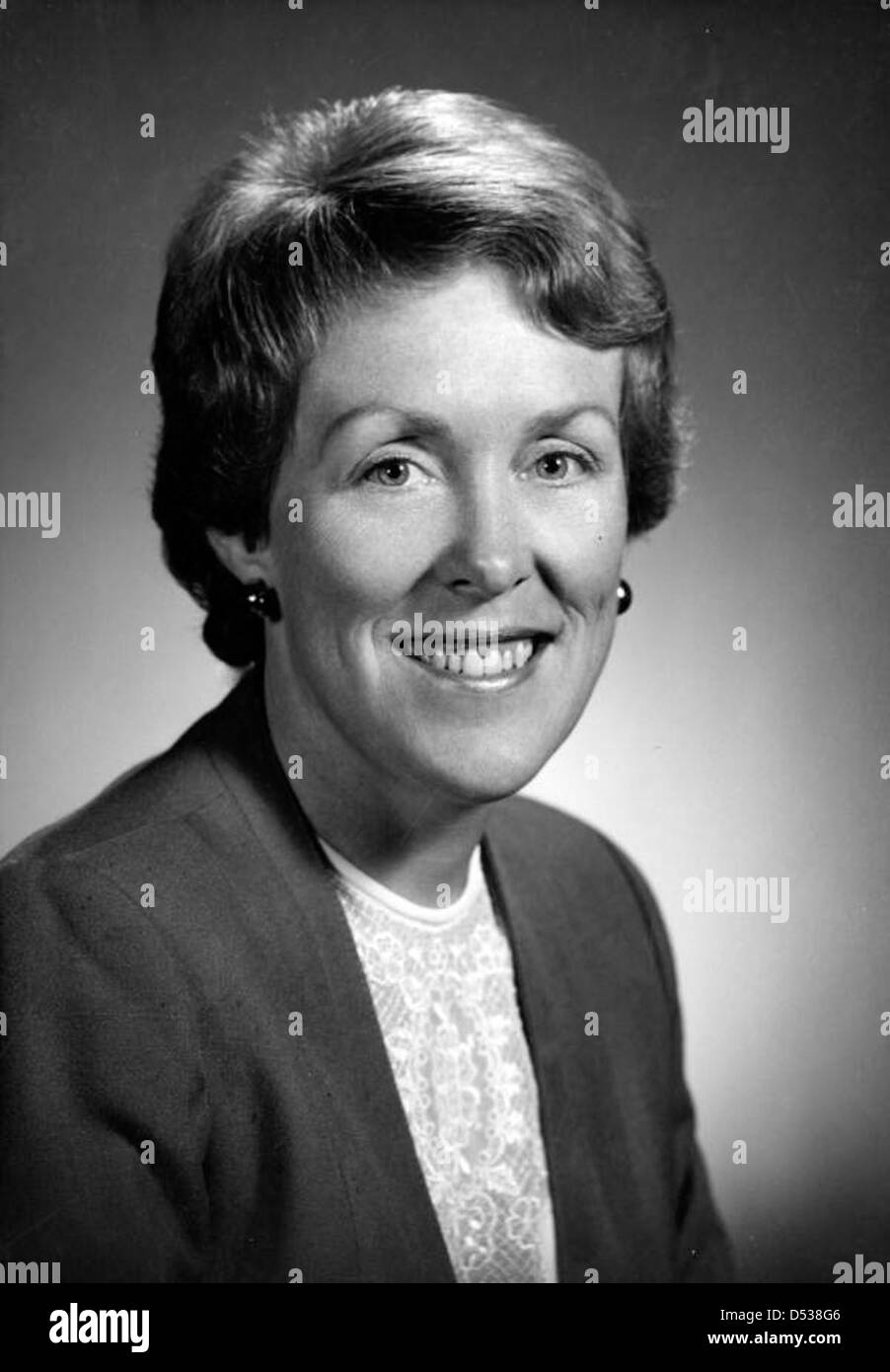 A portrait of Betty Castor from the 1980s, who served as a Commissioner ...