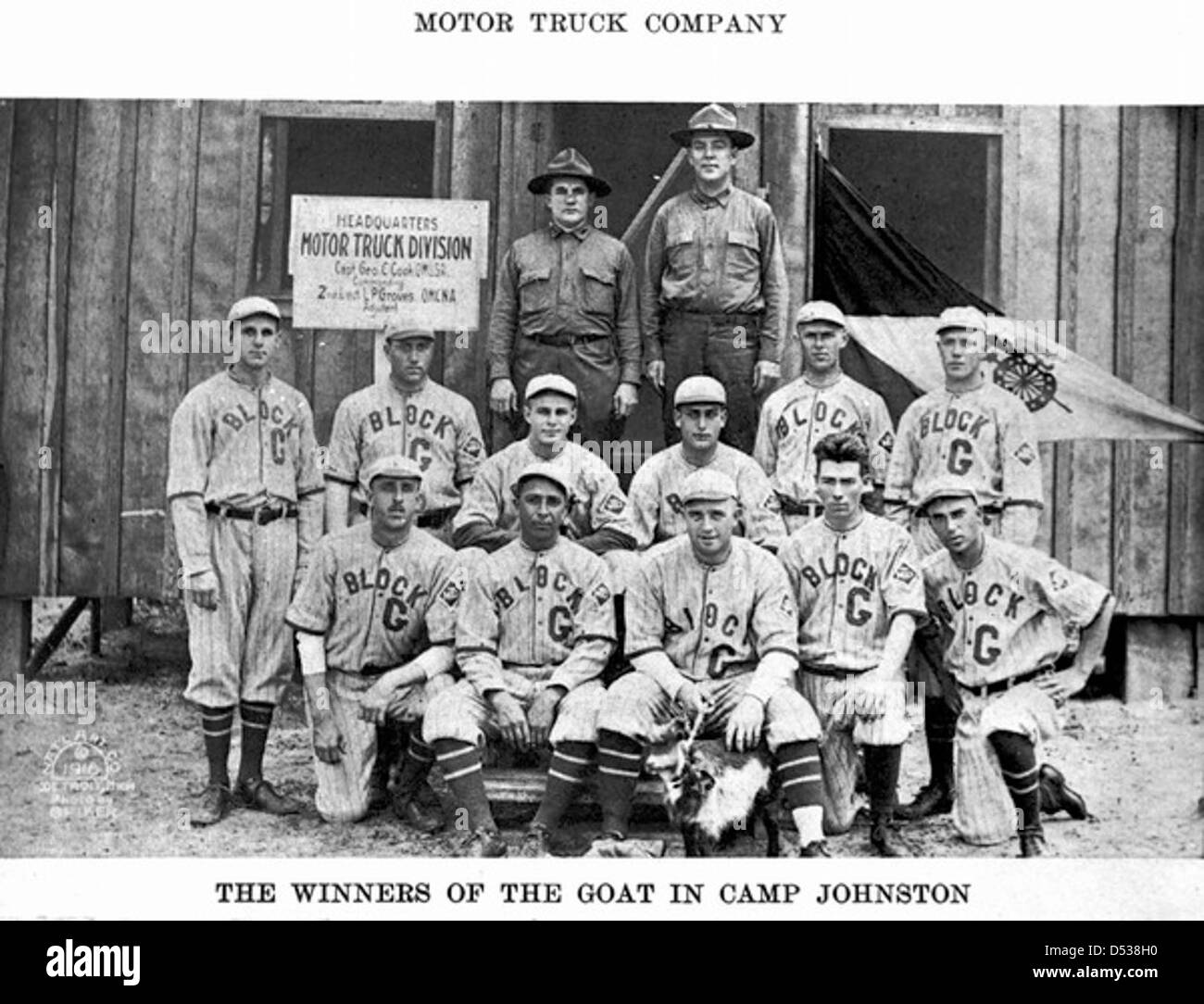 The Camp Joseph E. Johnston baseball team in Jacksonville, Florida ...