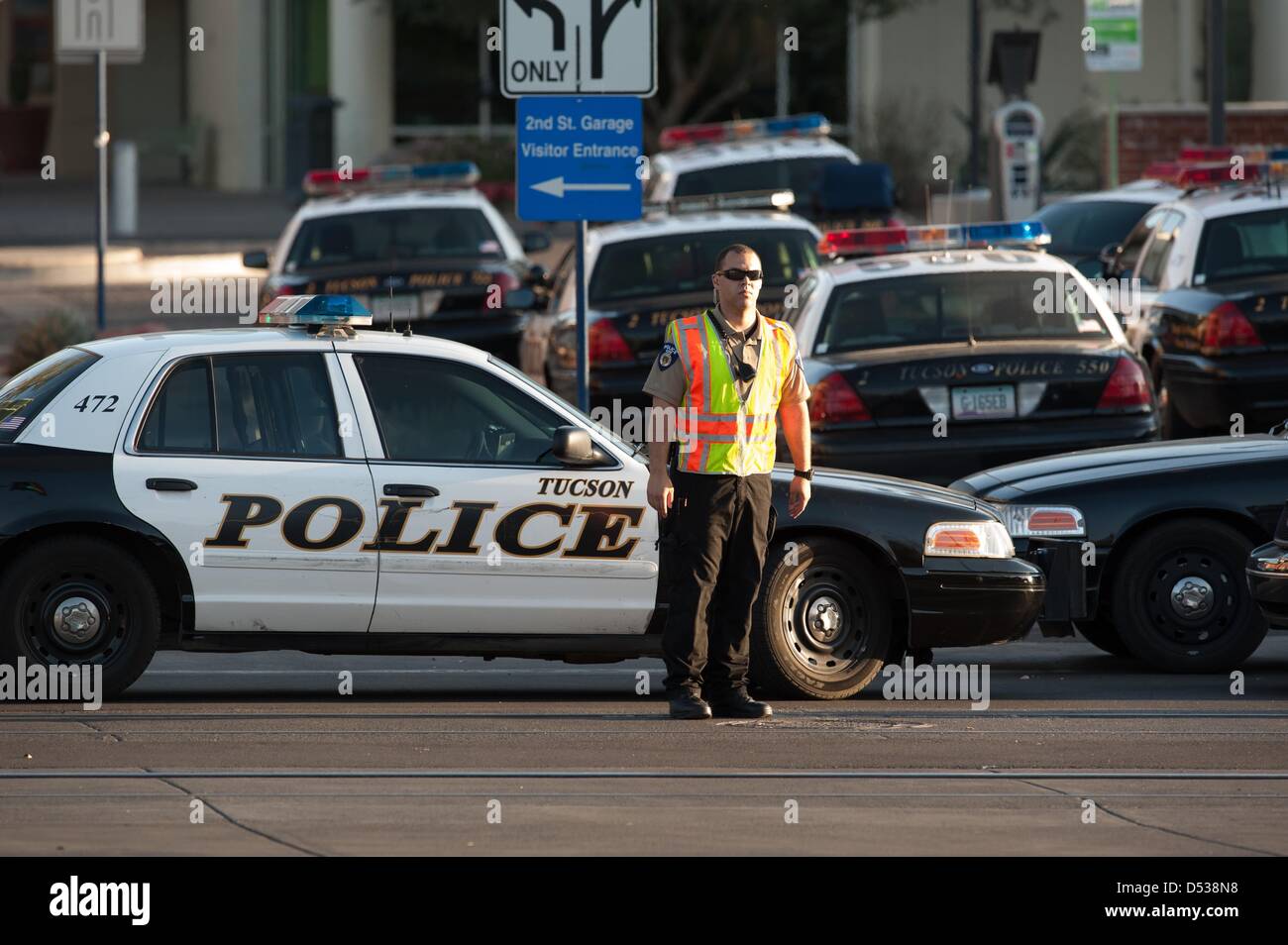 Tucson, Arizona, USA. 22nd March 2013. University of Arizona Police and ...