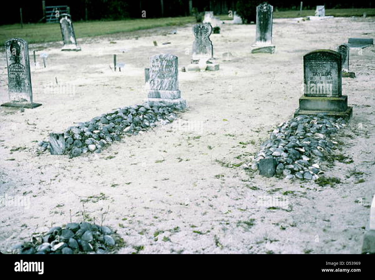 The cemetery at Bethlehem Primitive Baptist Church in Old Chicora ...