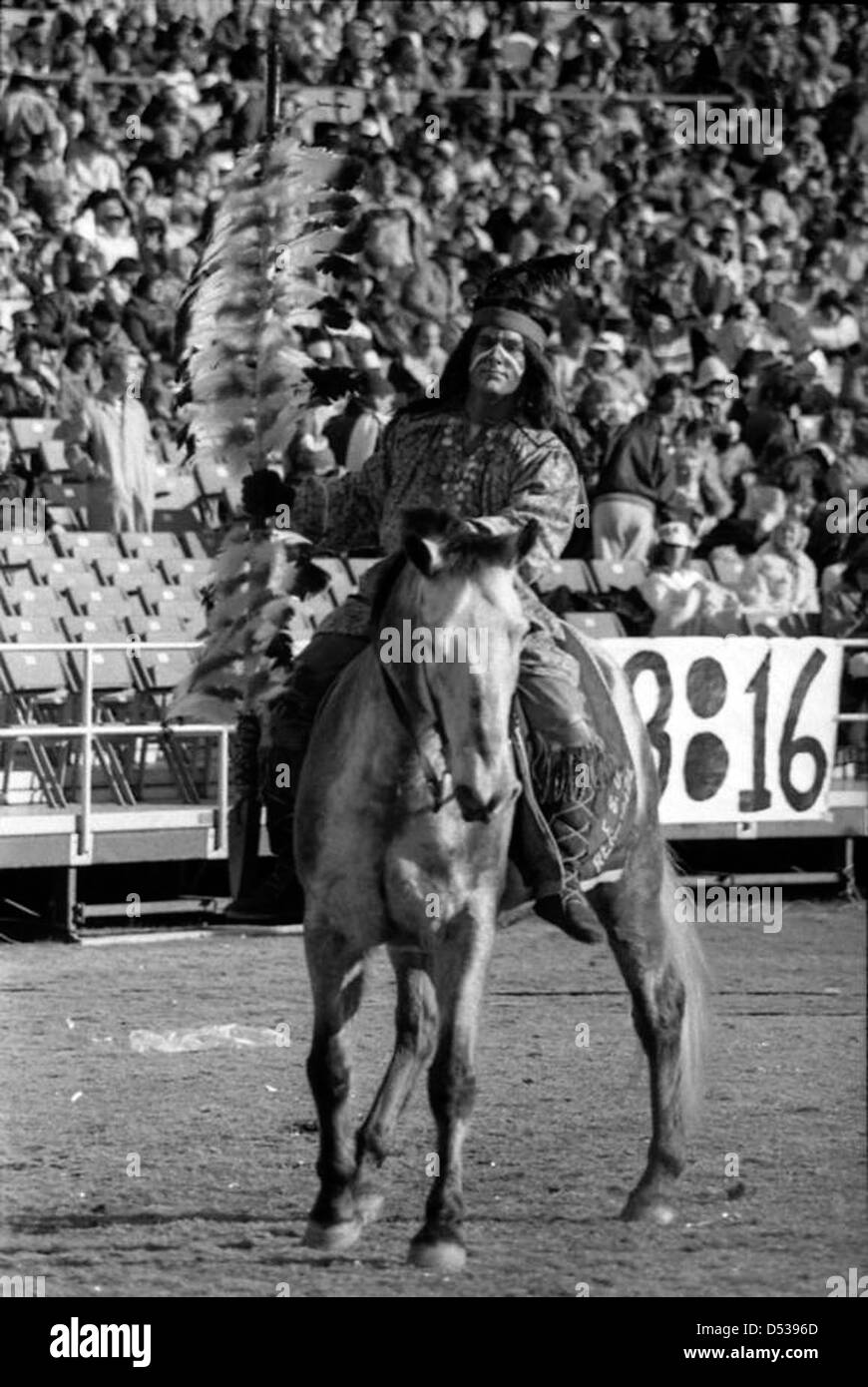 A portrayal of Chief Osceola and Renegade, the mascot of the Florida ...