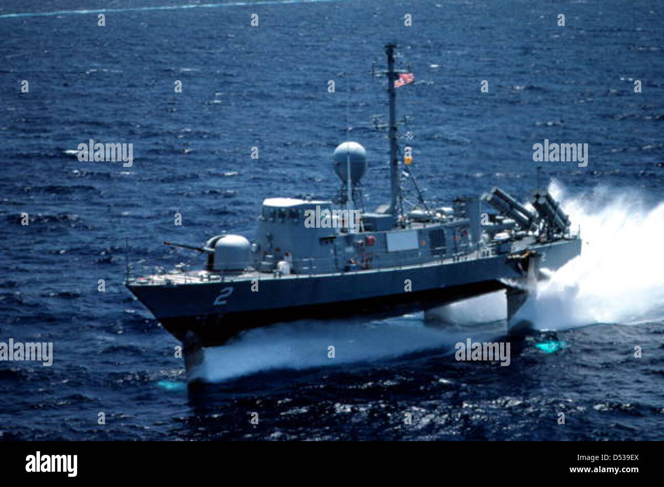 U.S. Navy hydrofoil off Key West, Florida Stock Photo - Alamy
