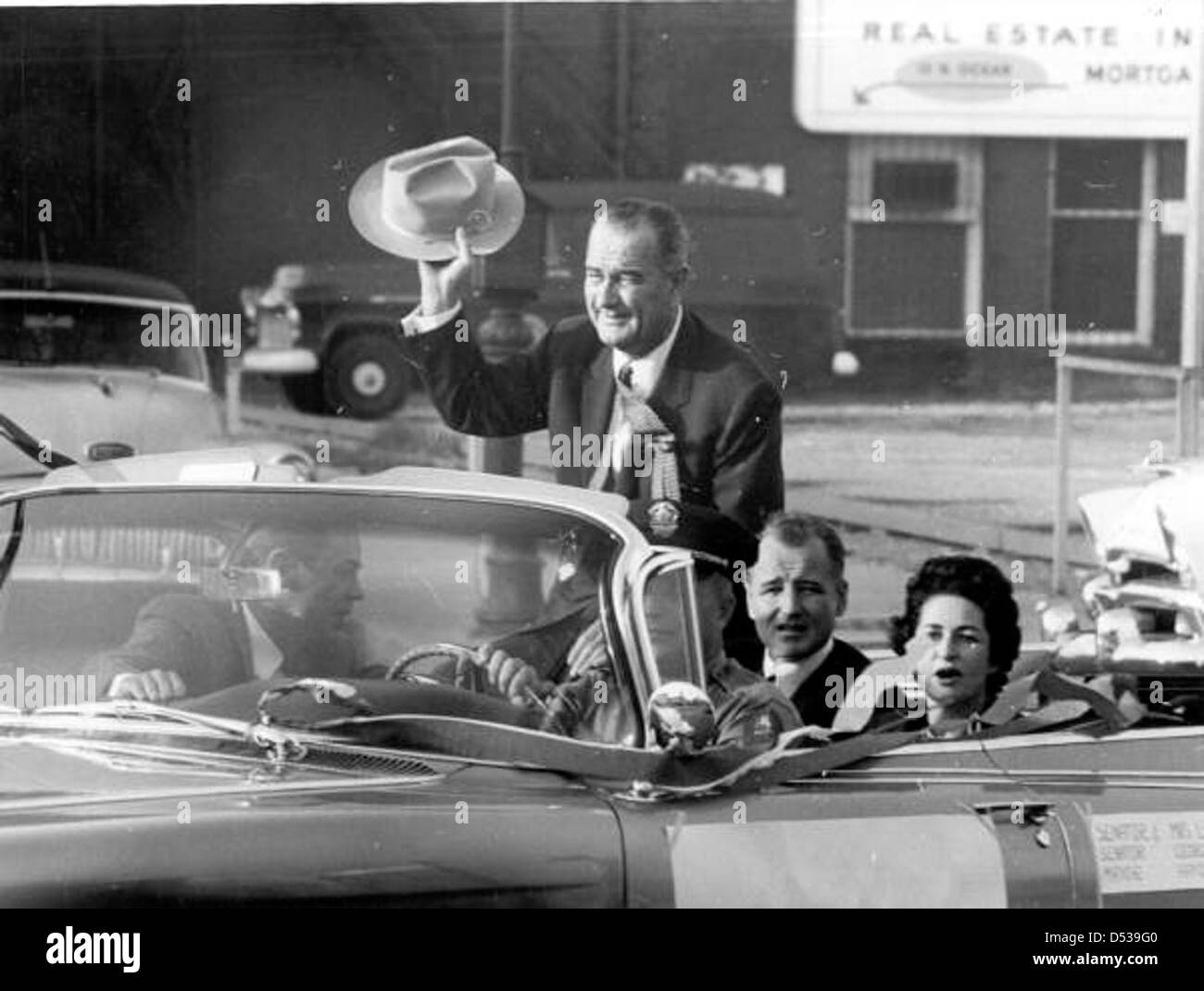 Lyndon B. Johnson campaigns for John F. Kennedy in Jacksonville ...