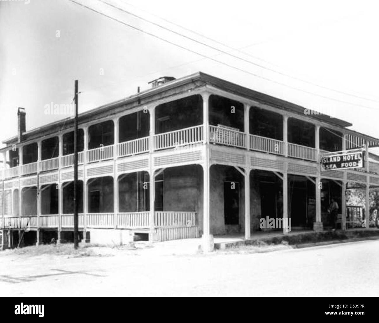 Island Hotel: Cedar Key, Florida Stock Photo - Alamy