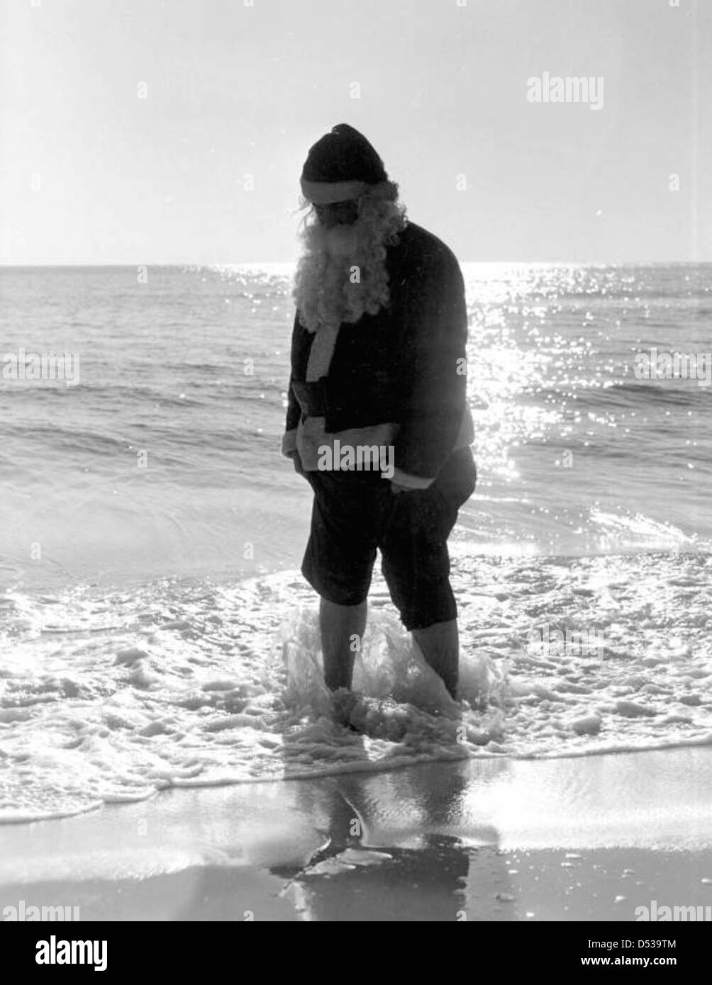 Santa Claus at Panama City Beach, Florida Stock Photo - Alamy