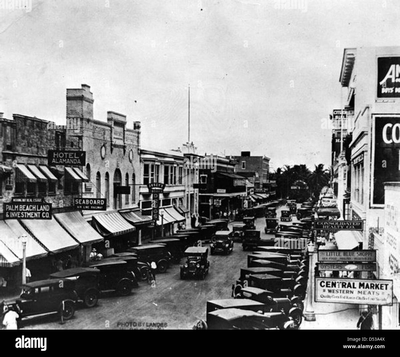 Downtown west palm Black and White Stock Photos & Images - Alamy
