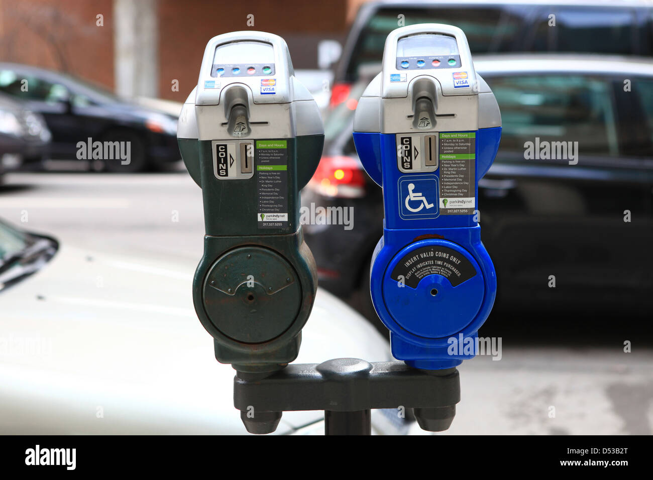 City metered parking hi-res stock photography and images - Alamy