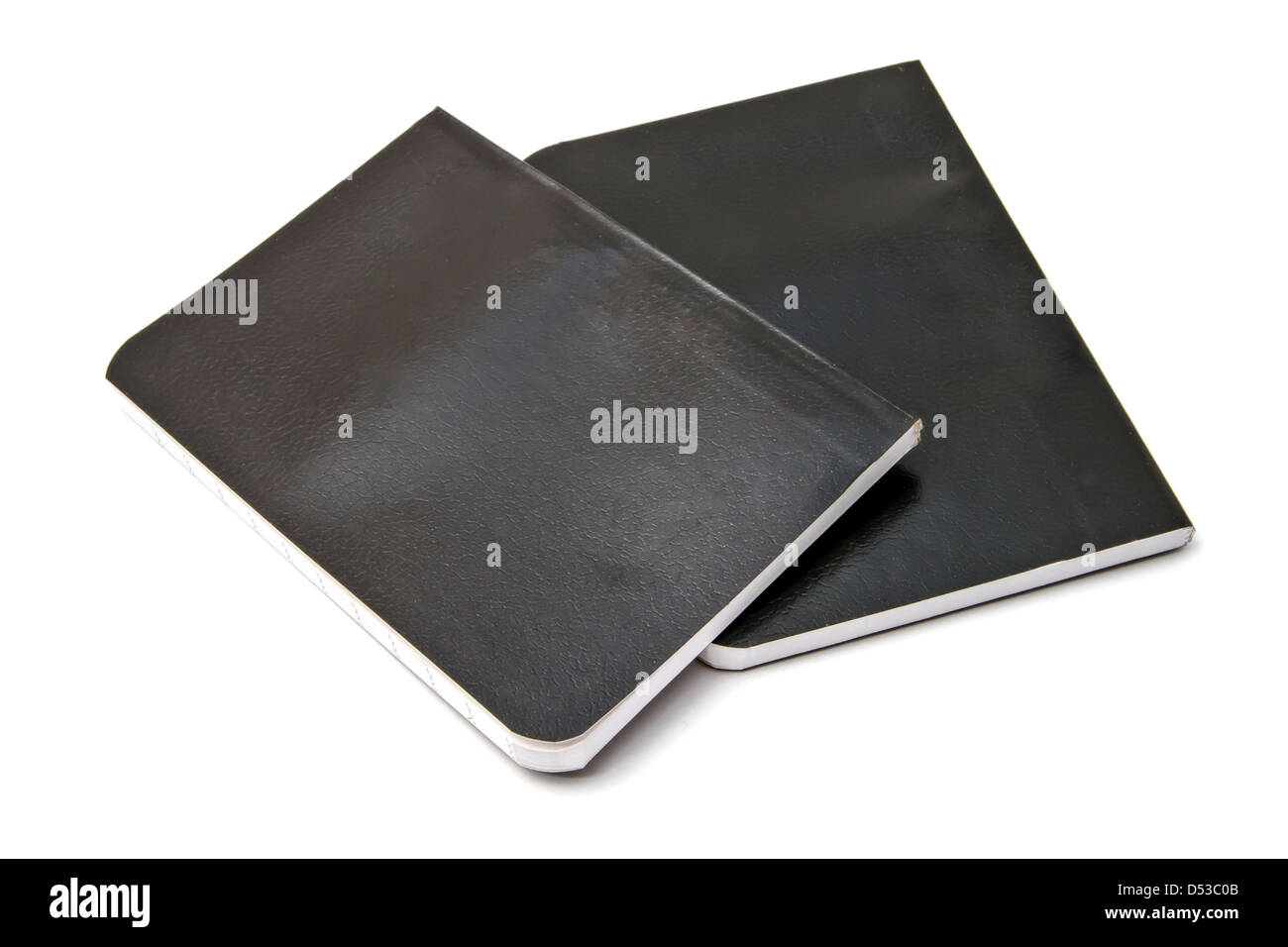 Small notebooks isolated on white background Stock Photo - Alamy