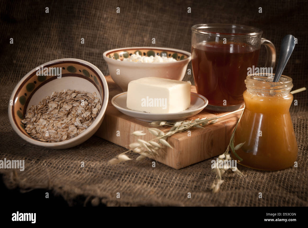 Tea and cereals food bake hi-res stock photography and images - Alamy
