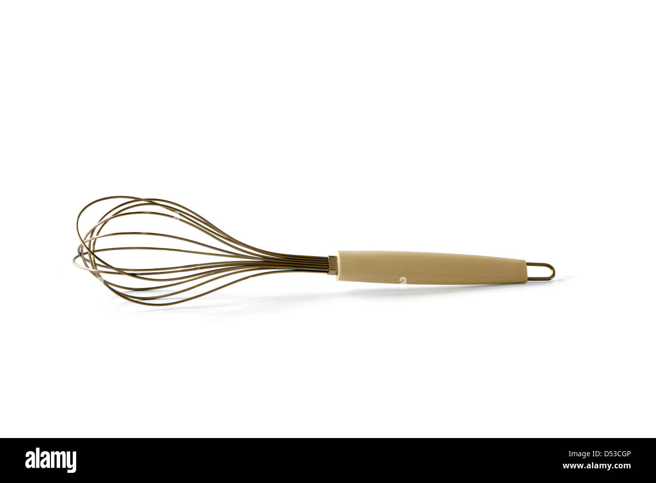 Whisk on white background clipping path included Stock Photo - Alamy