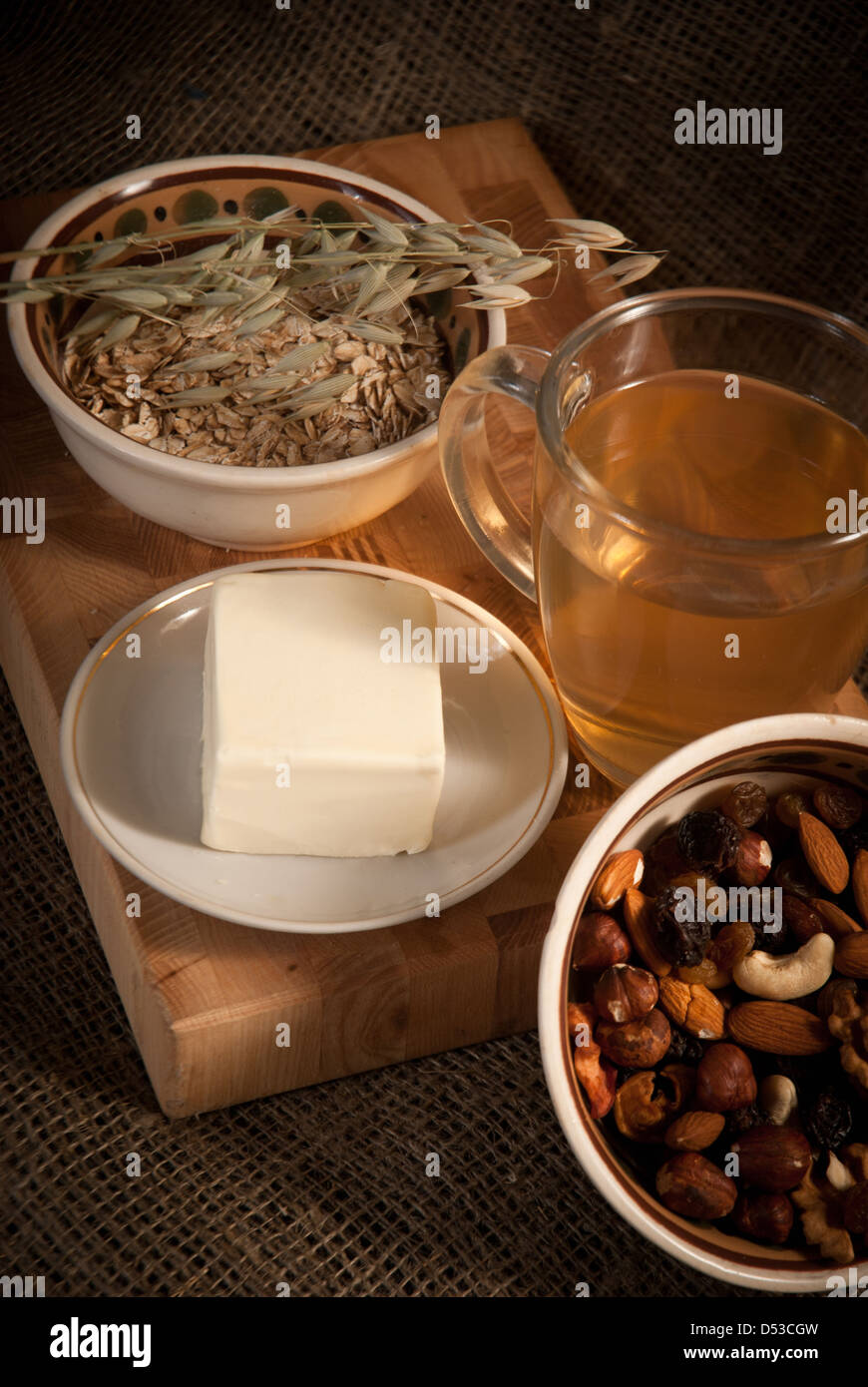 Tea and cereals food bake hi-res stock photography and images - Alamy