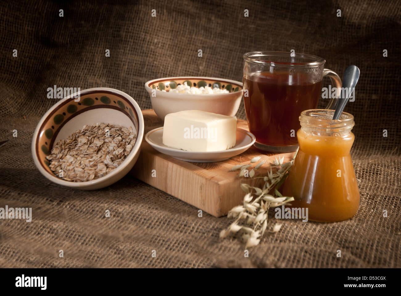 Tea and cereals food bake hi-res stock photography and images - Alamy