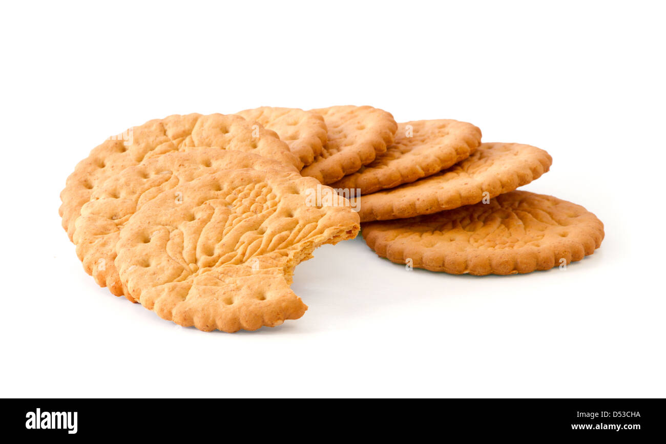 Delicious crackers on white background Stock Photo - Alamy