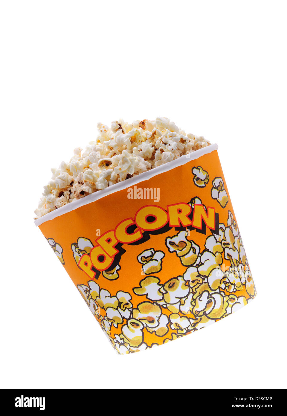 Tub of Popcorn Stock Photo - Alamy