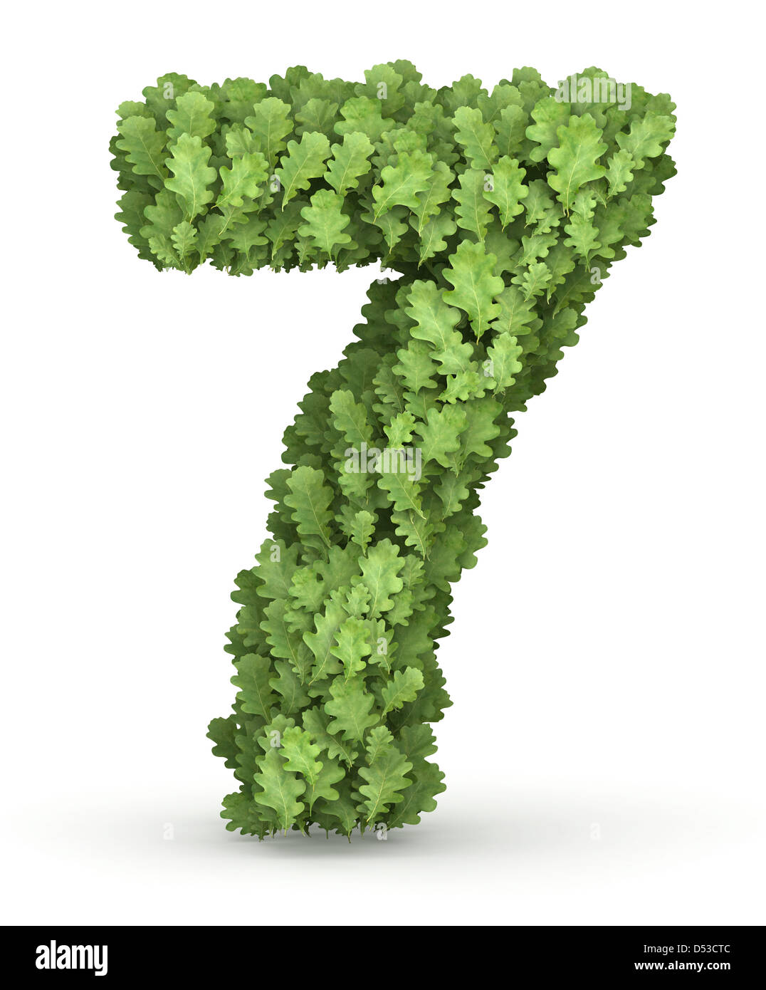 Number 7 leaves hi-res stock photography and images - Alamy