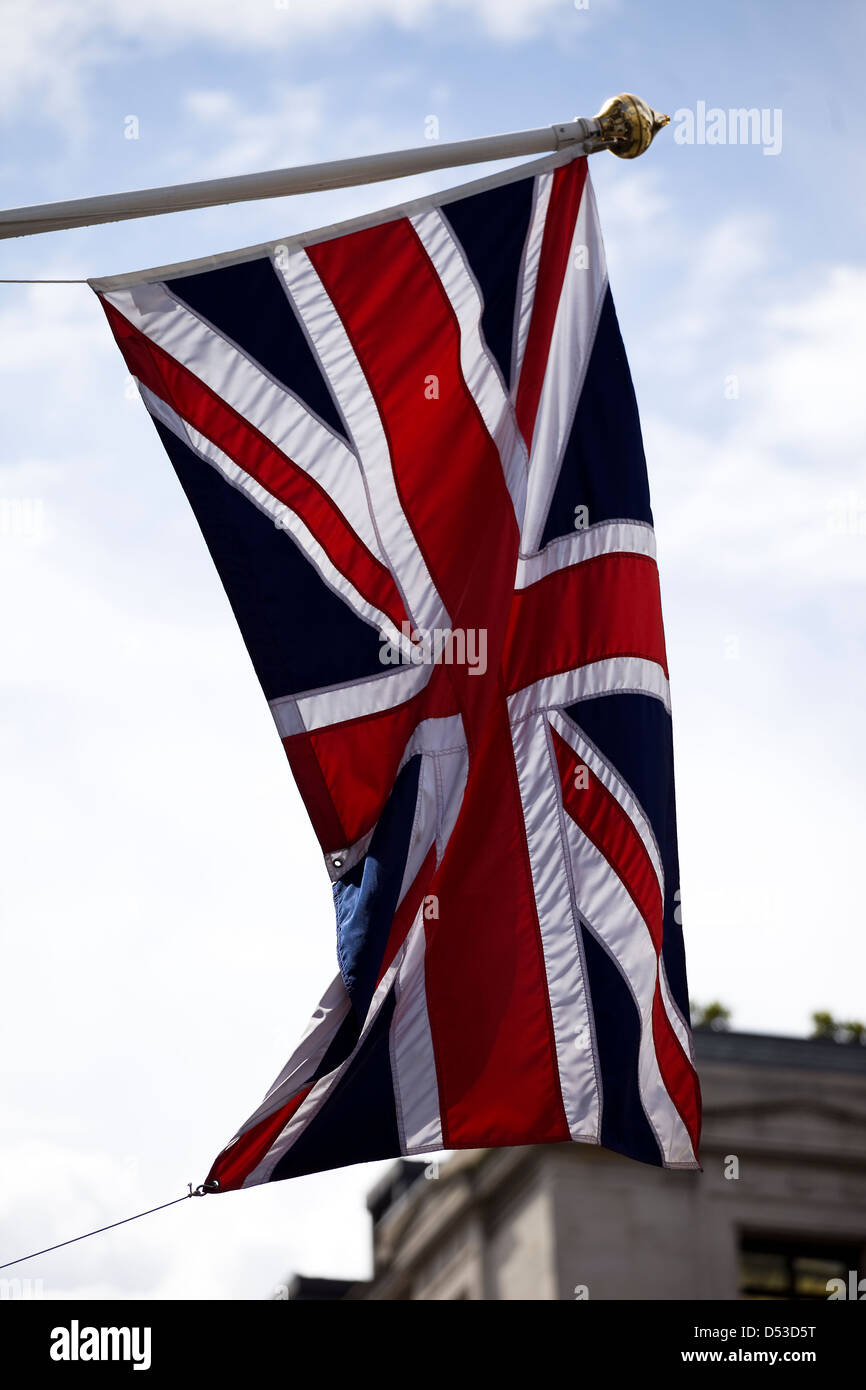 Union Jack Flag, London, UK Stock Photo - Alamy