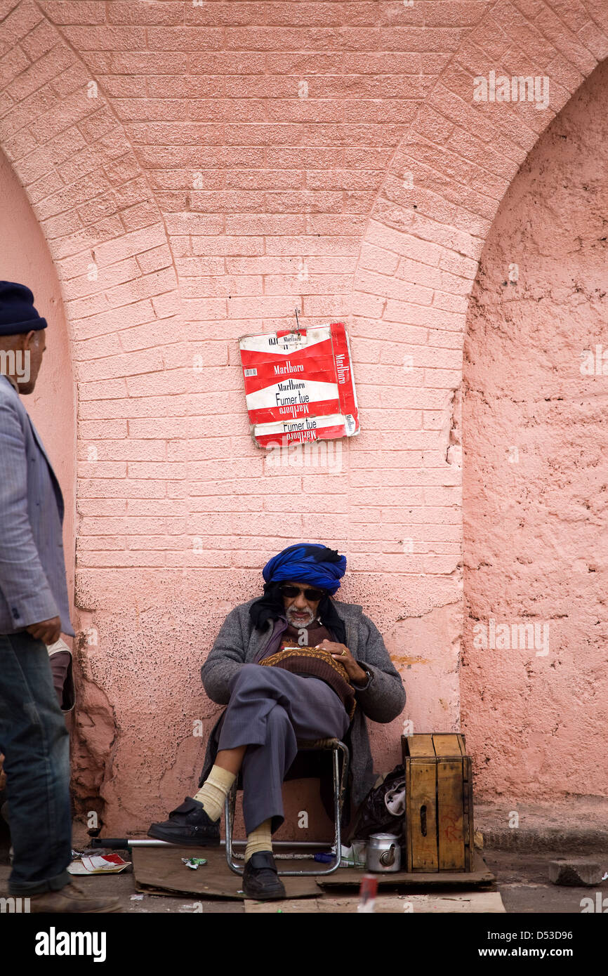 The locals in Marrakech, Morocco Stock Photo - Alamy