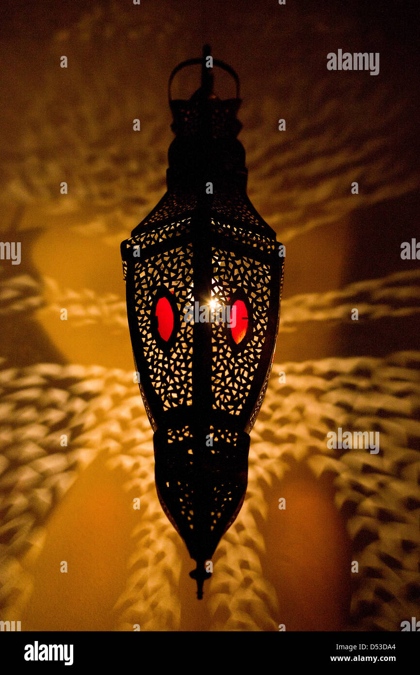 Lamps at Night in Marrakech, Morocco Stock Photo - Alamy