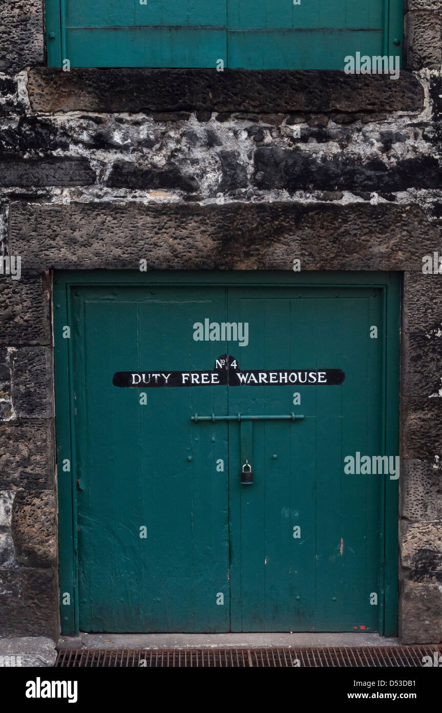 Whisky distillery exteriors with bonded warehouse Stock Photo - Alamy