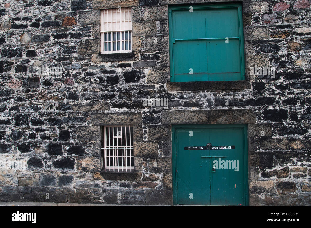 Whisky distillery exteriors with bonded warehouse Stock Photo - Alamy
