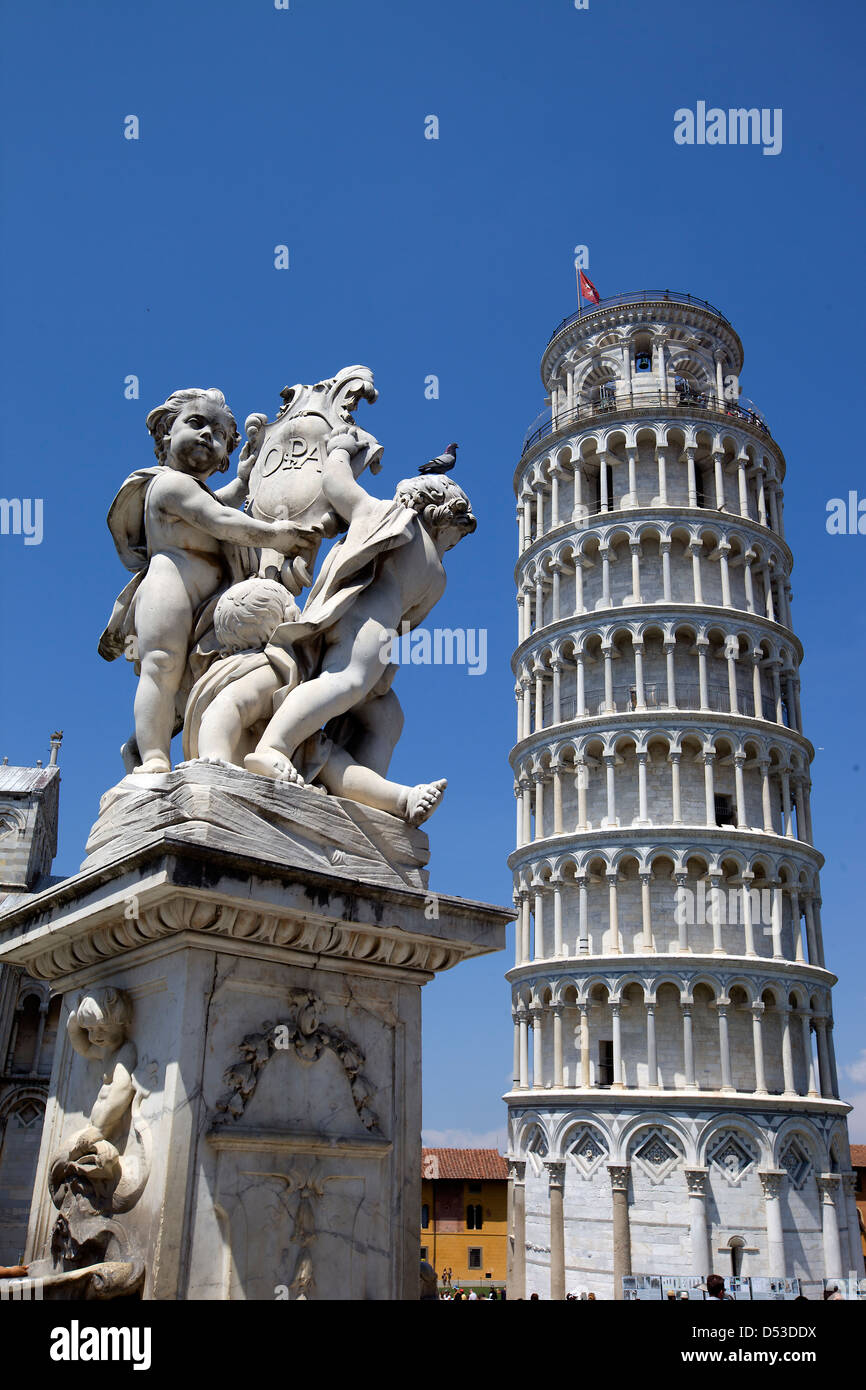 The Leaning Tower of Pisa, Italy Stock Photo - Alamy