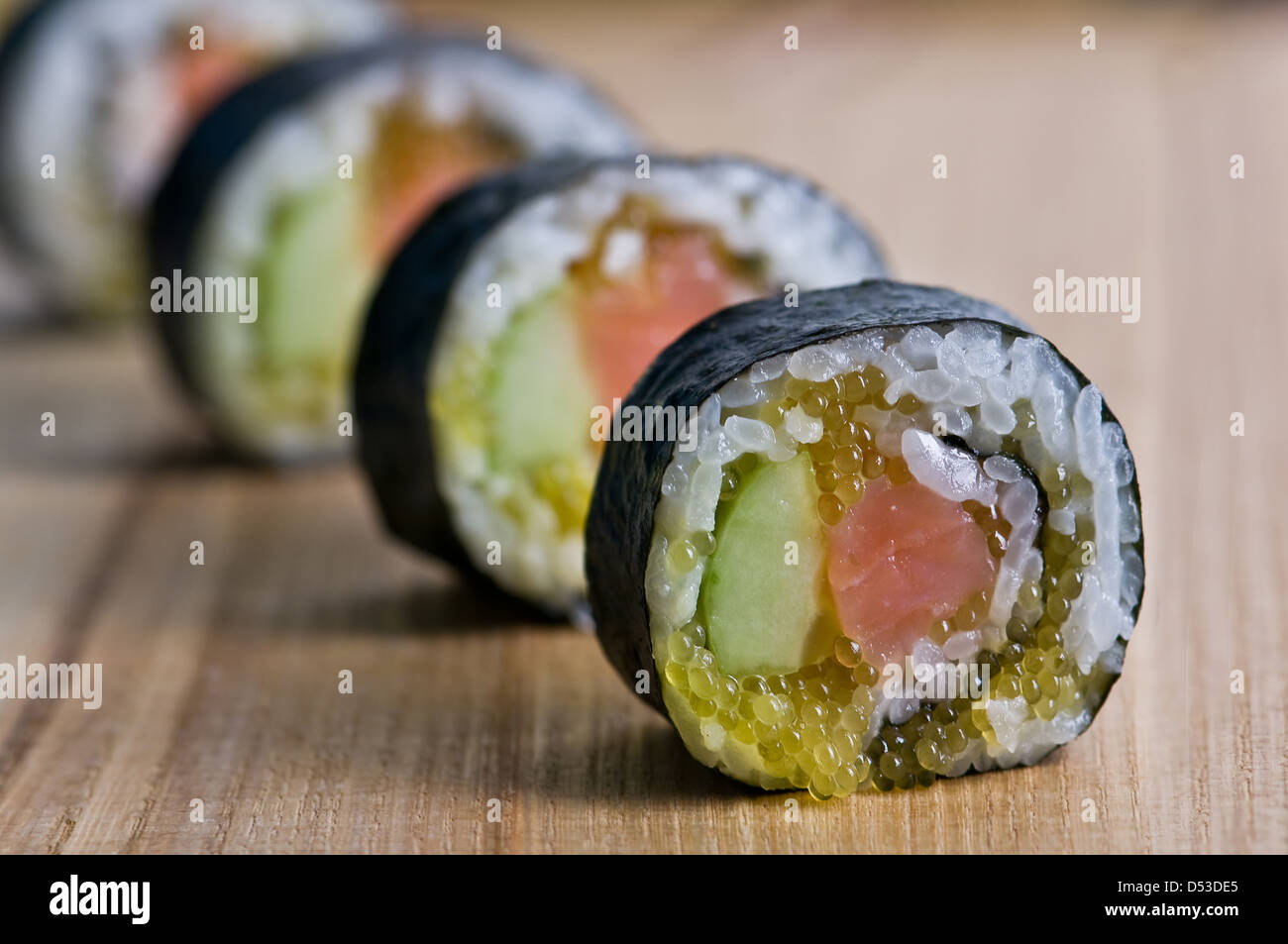 Fish row sushi hi-res stock photography and images - Alamy