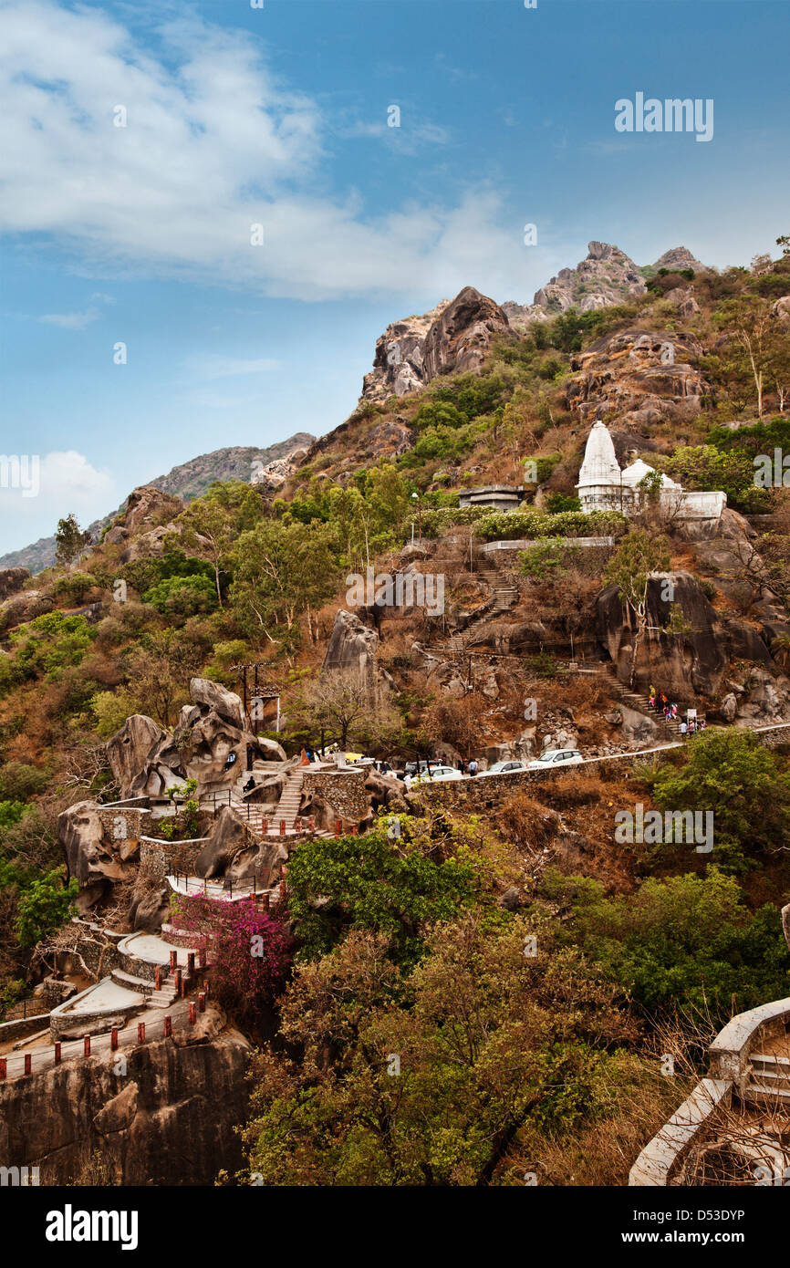 Temple at Anadara Point, Mount Abu, Sirohi District, Rajasthan, India ...