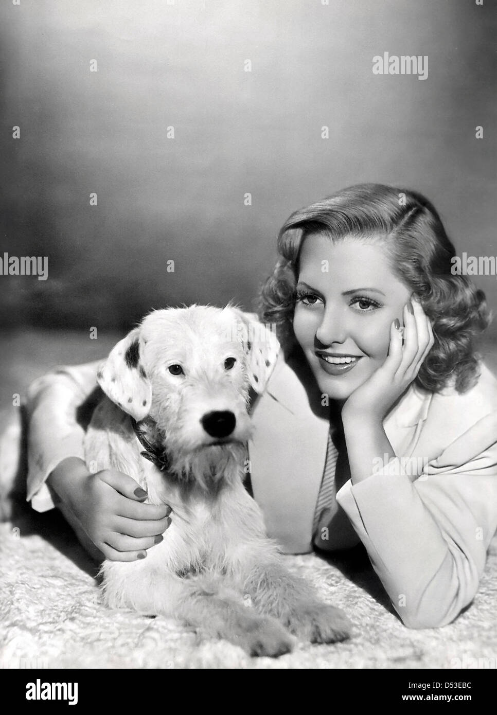 JEAN ARTHUR (1900-1991) US film actress about 1940 Stock Photo - Alamy