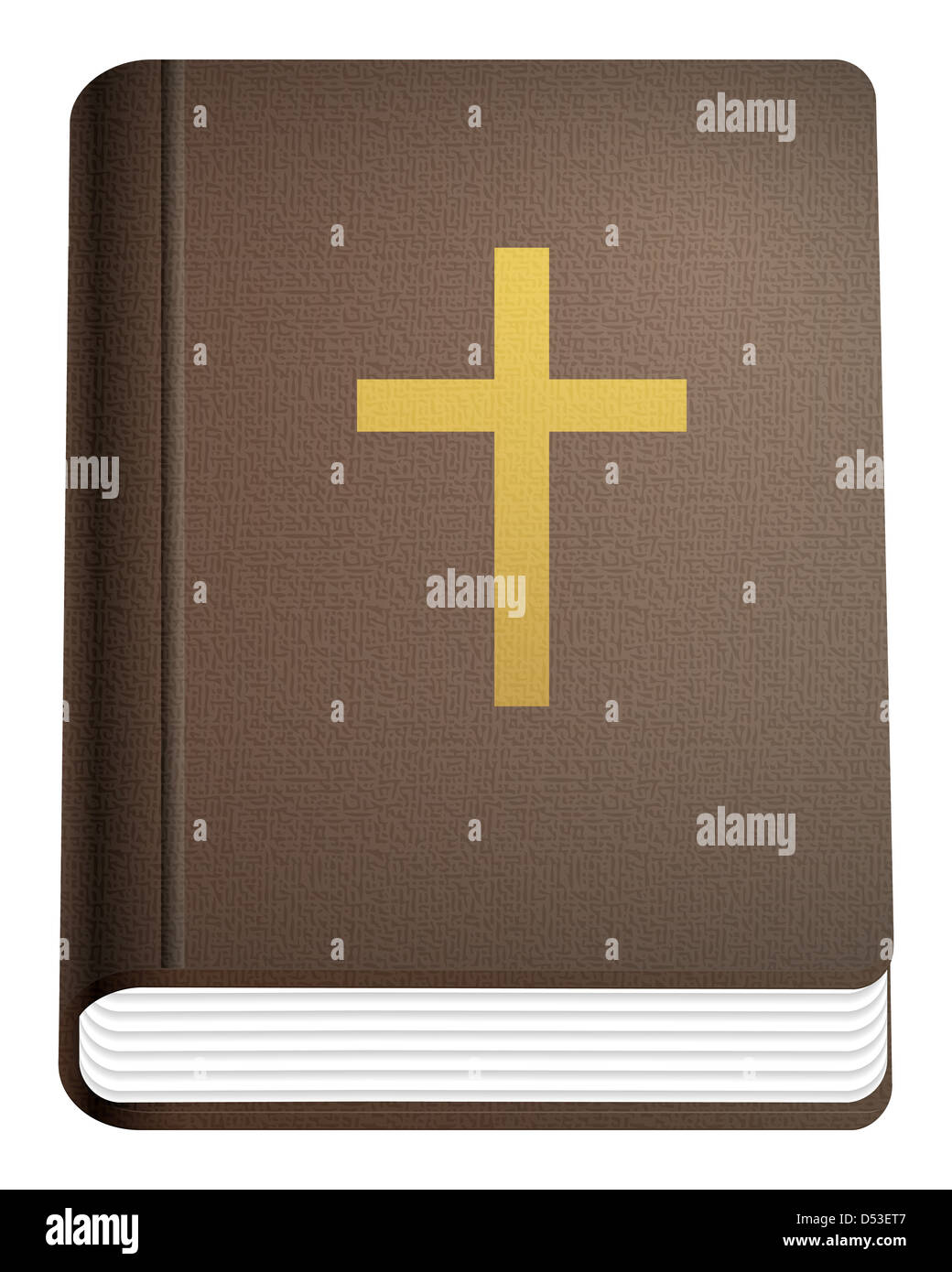 Holy bible on a white background. Vector illustration Stock Photo - Alamy