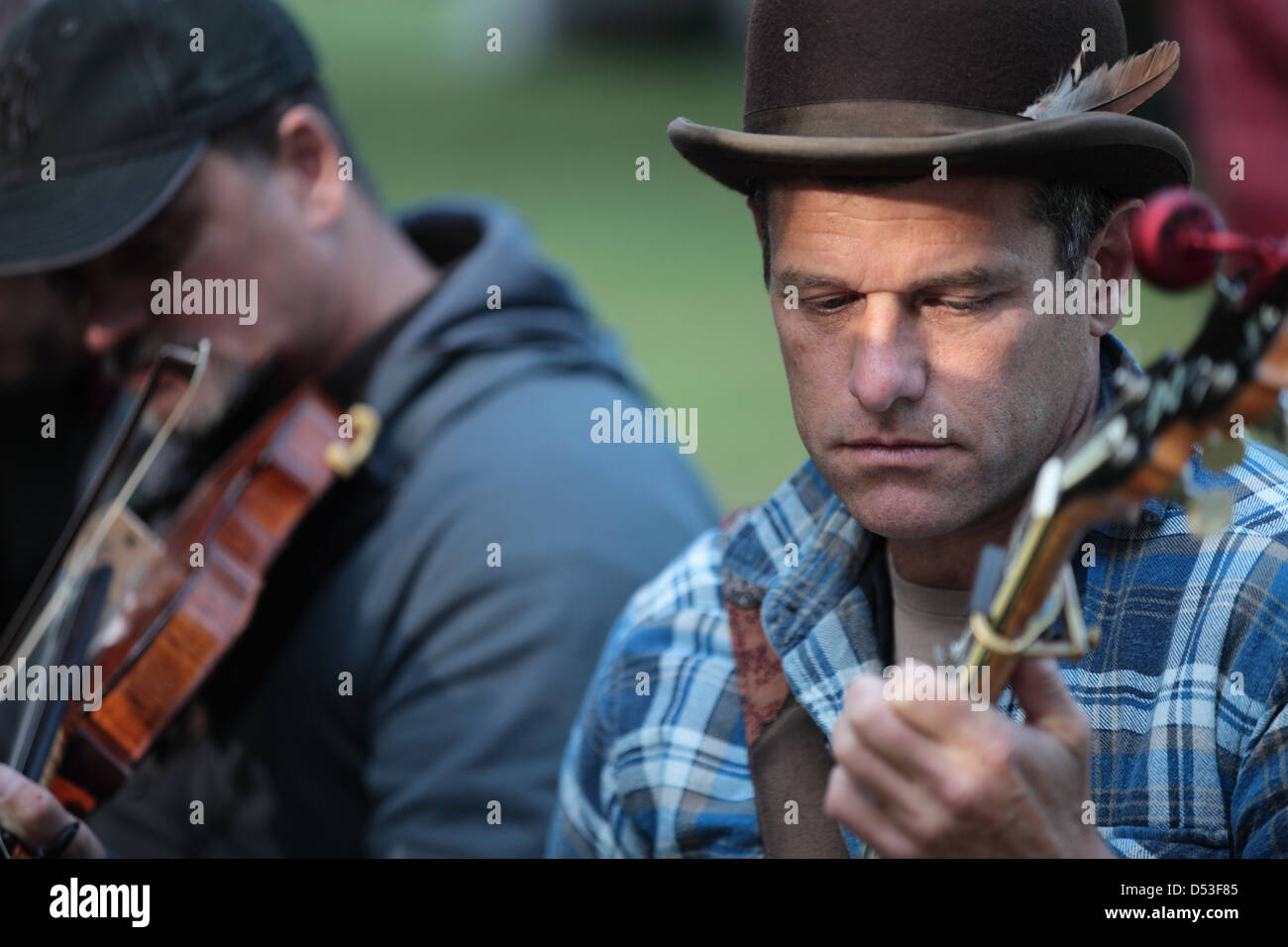 Didmarton Bluegrass Music Festival, Gloucestershire UK Stock Photo - Alamy