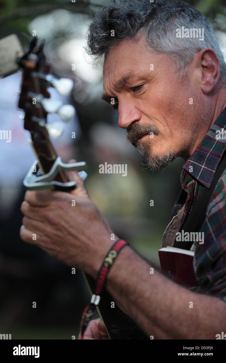 Didmarton Bluegrass Music Festival, Gloucestershire UK Stock Photo - Alamy