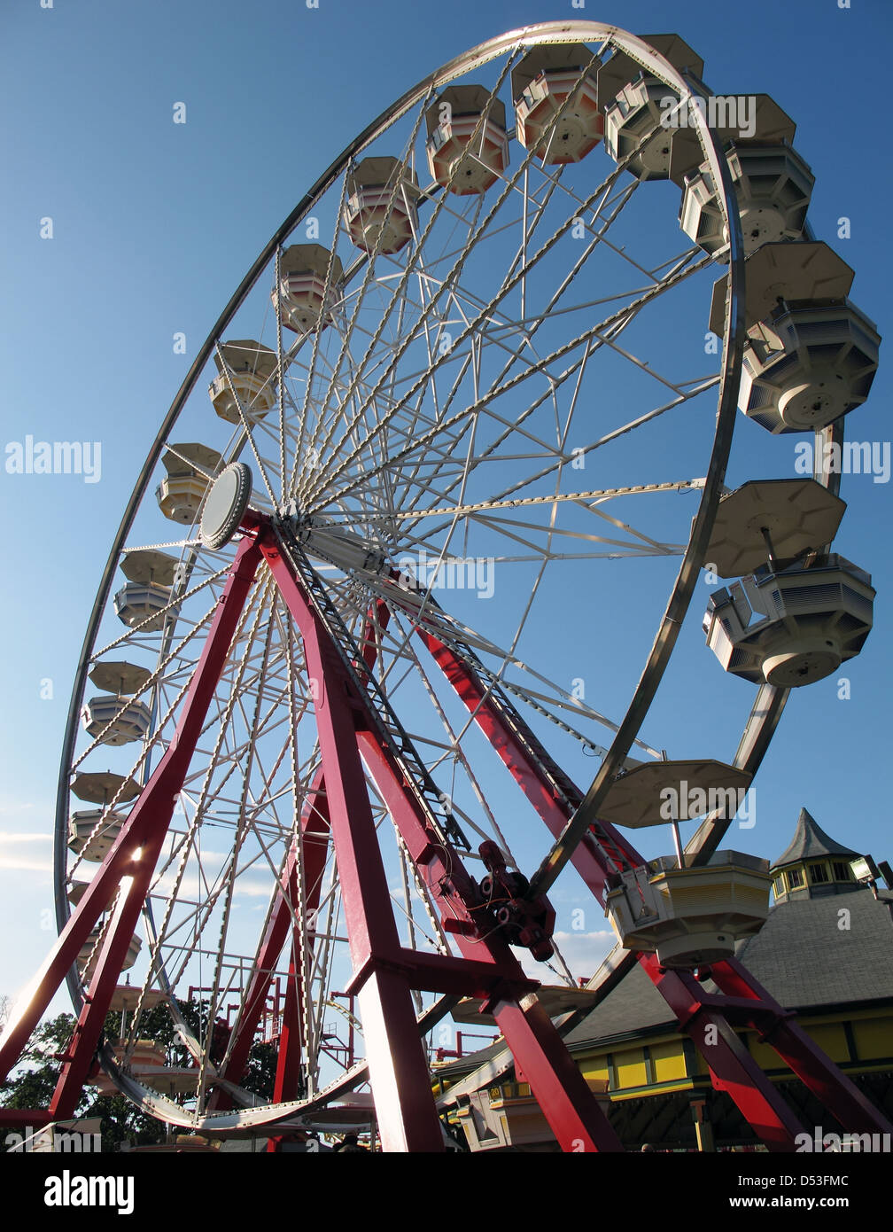 Ferris Wheel at Amusement Park Stock Photo - Alamy