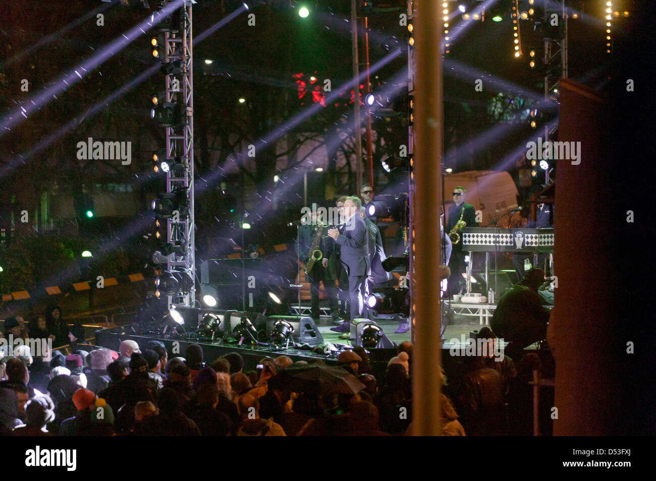 Madness perform a concert in the last live broadcast from the BBC TV ...