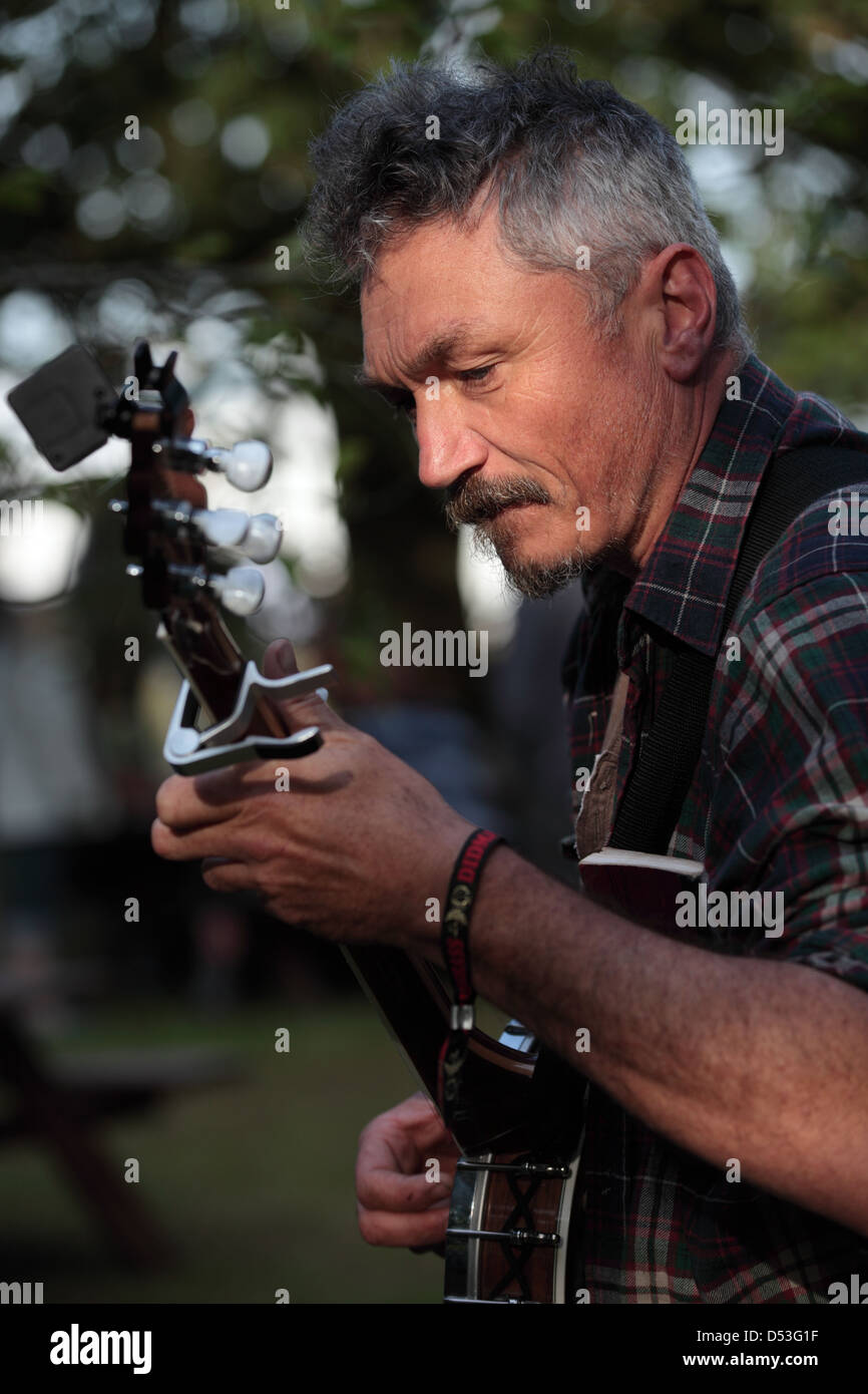 Didmarton Bluegrass Music Festival, Gloucestershire UK Stock Photo - Alamy