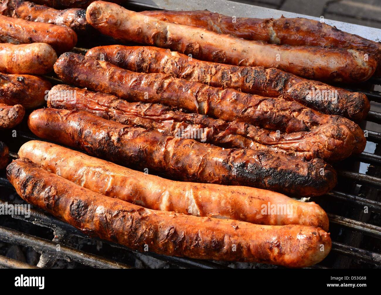 Thuringian Sausages Stock Photos & Thuringian Sausages Stock Images - Alamy