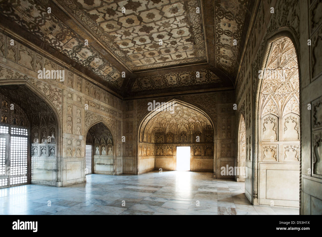 Interiors view of Khas Mahal, Agra Fort, Agra, Uttar Pradesh, India ...