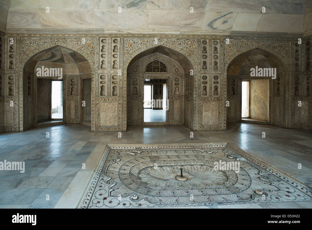 Interiors view of Khas Mahal, Agra Fort, Agra, Uttar Pradesh, India ...